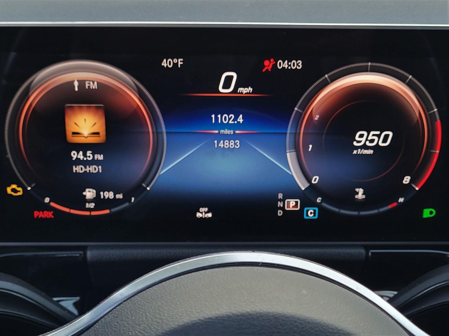 2021 MERCEDES GLA-CLASS Speedometer / Instrument Cluster - Weber ...