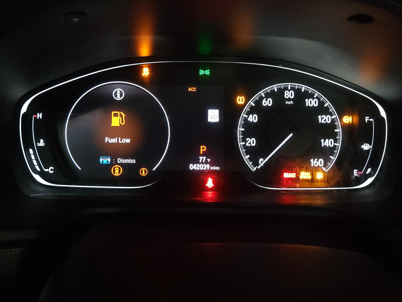 2019 HONDA ACCORD Speedometer / Instrument Cluster - Weber Brothers Auto