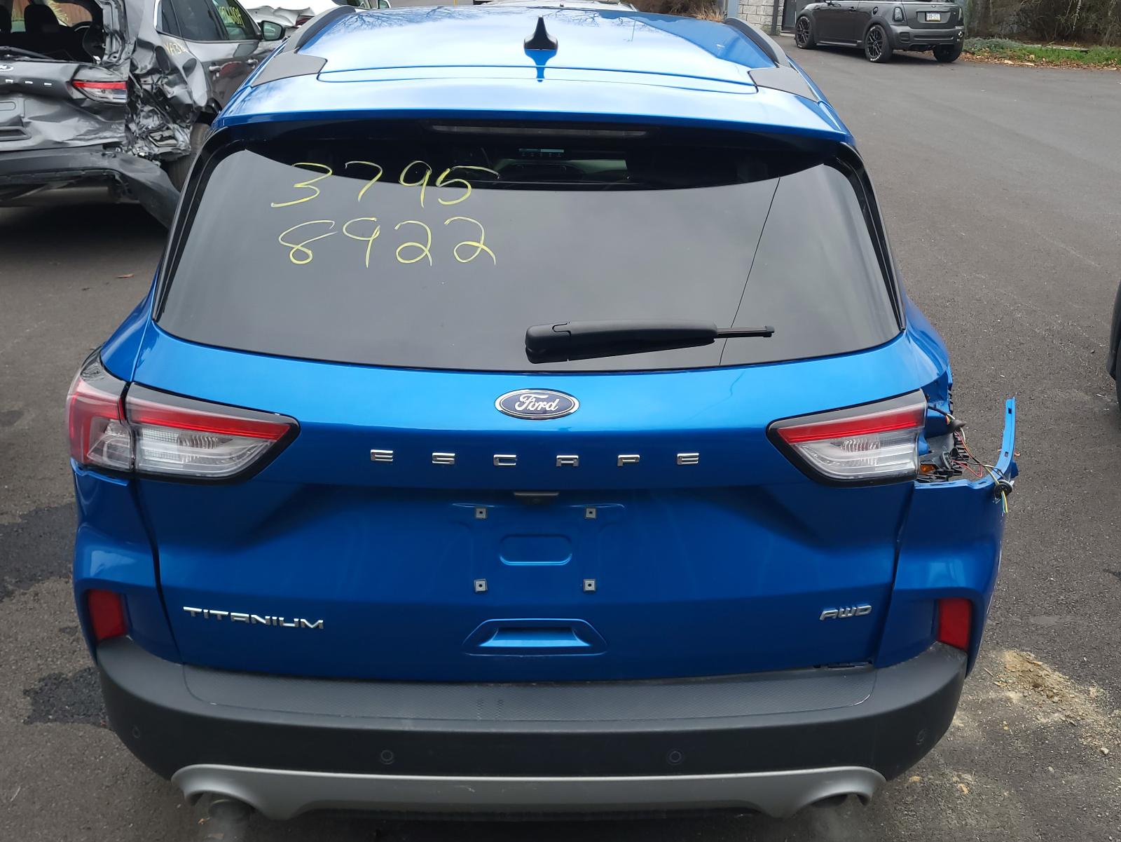 2021 FORD ESCAPE Trunk Lid / Liftgate - Weber Brothers Auto