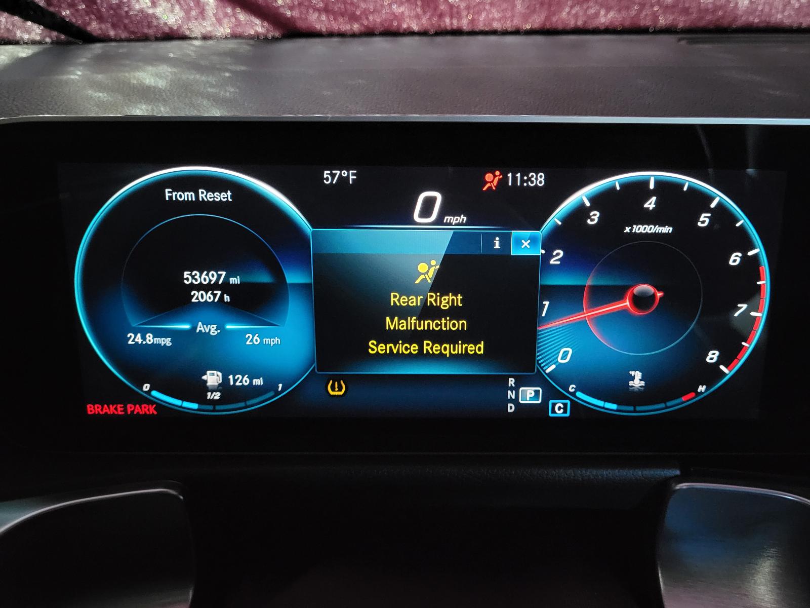 2020 MERCEDES GLB-CLASS Speedometer / Instrument Cluster - Weber ...