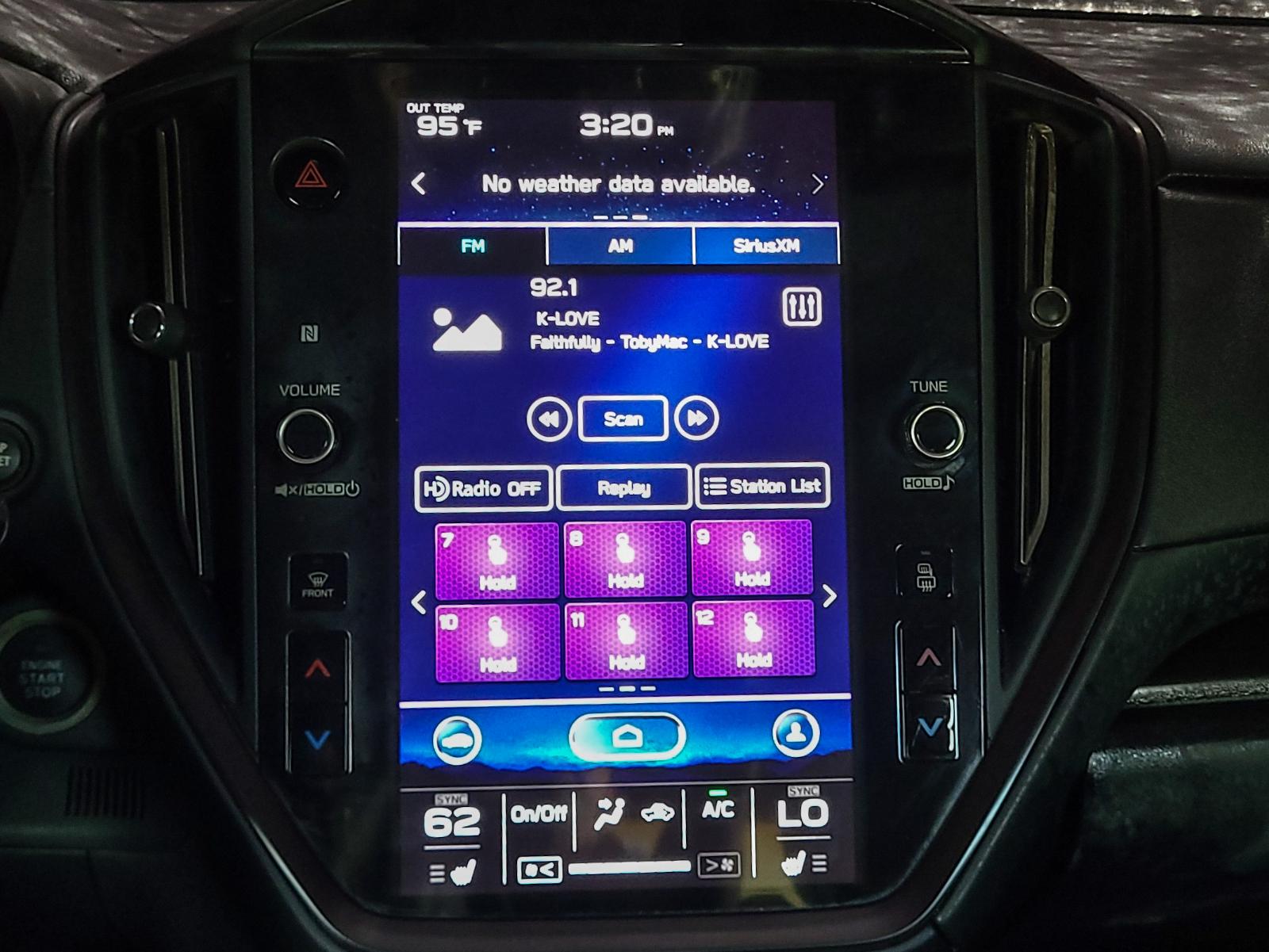 2022 SUBARU WRX Display Screen - Weber Brothers Auto