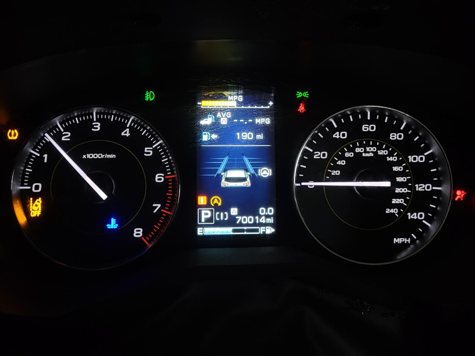2021 SUBARU XV CROSSTREK Speedometer / Instrument Cluster - Weber ...